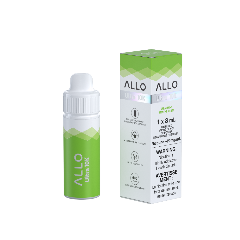 Allo Ultra 10K Hybrid Kit - Spearmint - Canada | Majestic Vapes